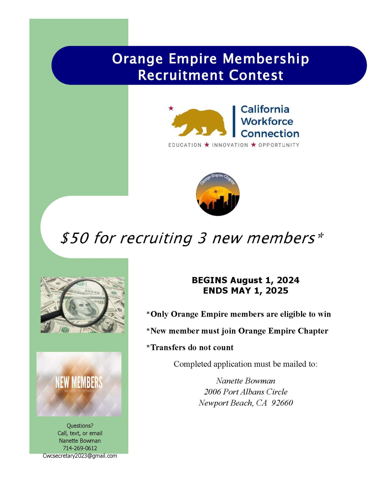 California Workforce Connection – Orange Empire Membership Drive from ...